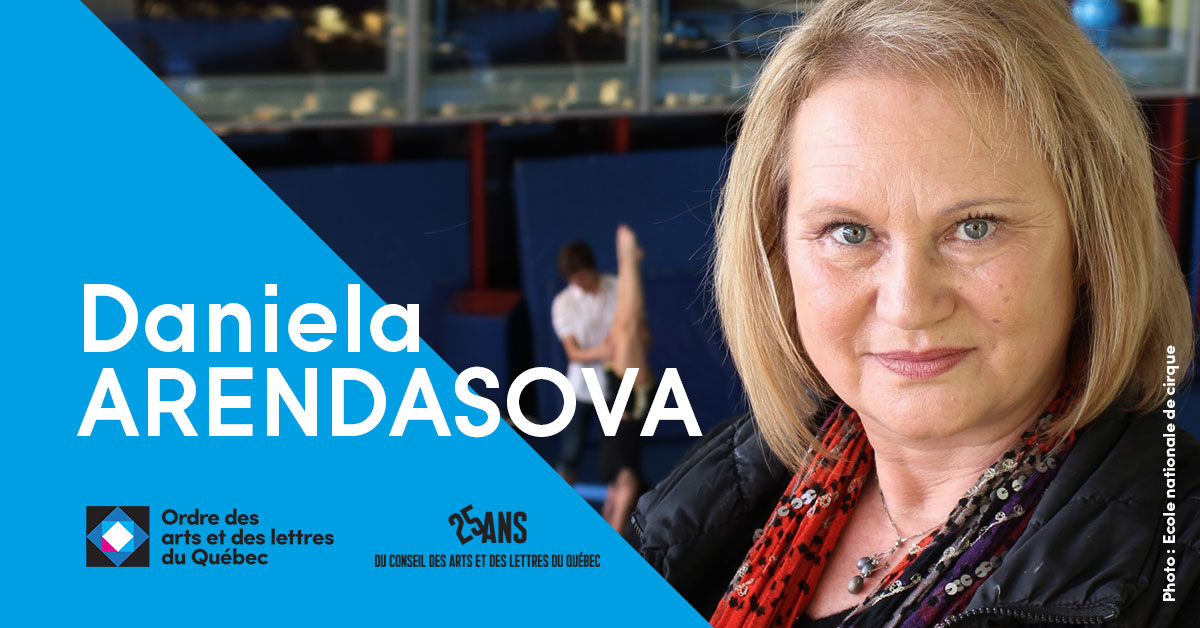 Daniela Arendasova, Compagne des arts et des lettres du Québec – Conseil des arts et des lettres ...