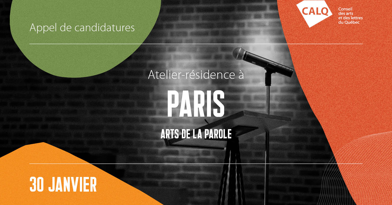 Spoken word research residency at the Cité internationale des arts in ...